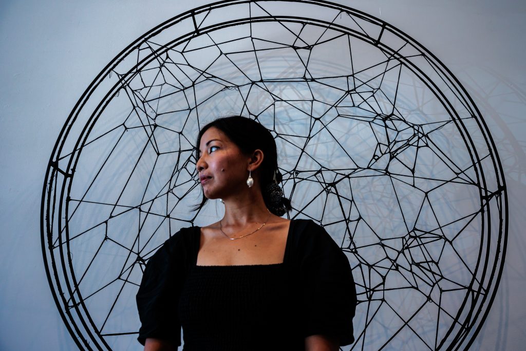 Knitting and Tai Chi: fiber art exhibit opens at Flux Art Space in Long ...