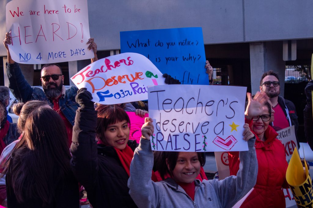 Teacher’s association continues to rally against additional instruction ...